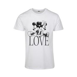 Merchcode Shirt 'Minnie Loves Mickey' female White size XS