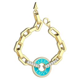 Guess Gliederarmband Love Maxi Goldfarben