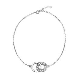 Sofia Milani Armband Kreis (Armband), 925 Silber Damen Schmuck - B0069, silberfarben