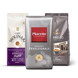 Tchibo Probierset "Italienischer Genuss" - 3 x 1 kg Ganze Bohne