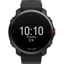 Smartwatch Polar "Grit X Outdoor-Multisportuhr, Gr. S" Smartwatches schwarz Fitness-Tracker