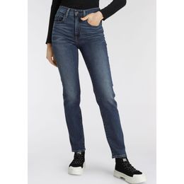 Levi's Straight-Jeans LEVI'S "724 High Rise Straight" Gr. 28, Länge 34, blau (dark indigo denim) Damen Jeans Gerade