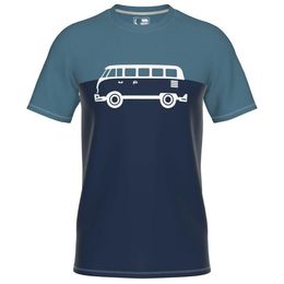Elkline - Four Wheels To Freedom Träumweiter - T-Shirt Gr XS blau