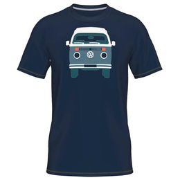 Elkline - Four Wheels To Freedom Baywindow - T-Shirt Gr L blau