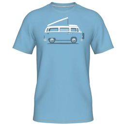 Elkline - Four Wheels To Freedom Big-T - T-Shirt Gr 3XL blau
