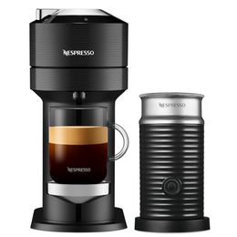 Nespresso Vertuo Next Premium Classic Black & Aeroccino 3 schwarz Vertuo Kaffeemaschine