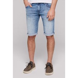 CAMP DAVID Jeansshorts mit normaler Leibhöhe, blau