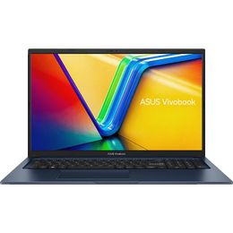 ASUS VivoBook 17 X1704VA-AU393W, Notebook, mit 17,3 Zoll Display, Intel® Core™ i7,i7-1355U Prozessor, 16 GB RAM, 512 SSD, Iris® Xe, Quiet Blue, Windows 11 Home (64 Bit)