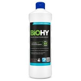 BiOHY Profi Fensterreiniger, Glasreiniger, Fensterputzmittel, Bio-Konzentrat 1 x 1 Liter Flasche