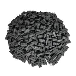 Lego® 2x4 Steine Hochsteine Dunkelgrau - 3001 - Menge 1000x