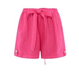 Zwillingsherz Shorts Zwillingsherz Damen Shorts Bermuda aus 100 % Leinen