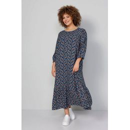 MIAMODA Sommerkleid Maxikleid Alloverdruck 3/4-Ärmel