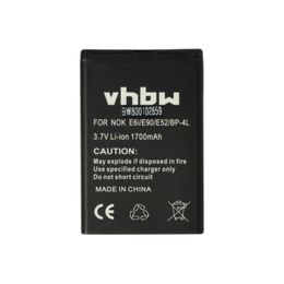 vhbw Ersatz für ZTE U288G für Smartphone-Akku Li-Ion 1700 mAh (3