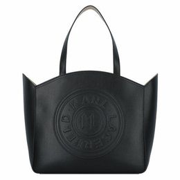 K by KARL LAGERFELD Karl Lagerfeld Circle Shopper Tasche Leder 35 cm black