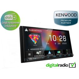 Kenwood Kenwood DMX 8021 DABS inkl. DAB Fensterantenne Autoradio (Digitalradio (DAB)