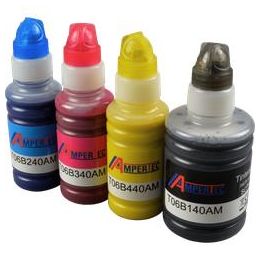 4 Ampertec Tinten ersetzt Epson C13T06B140-440 113 4-farbig