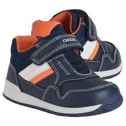 Elitegroup GEOX - Klett-Sneaker Rishon Baby In Navy/Fluon Orange Gr.26, 26