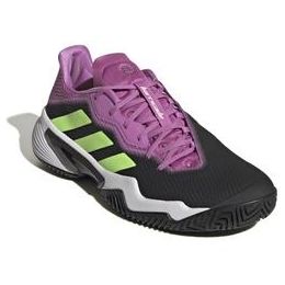 adidas Tennisschuhe Barricade Allcourt (Stabil) carbongrau/lila Herren