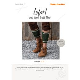 buttinette Strickanleitung - Loferl aus Woll Butt Tirol