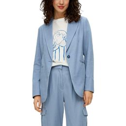 s.Oliver Jackenblazer aus Twill, blau