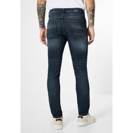 Street One MEN Slim-fit-Jeans Middle Waist, blau