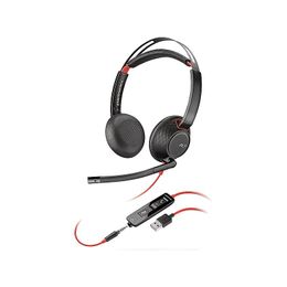 Poly Blackwire 5220, Over-ear Headset Schwarz