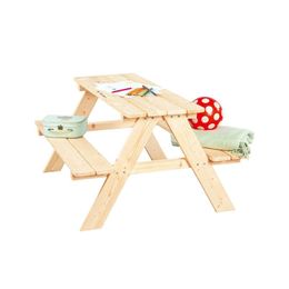 Pinolino Kindersitzgarnitur Nicki für 4 Kinder (Farbe: natur)