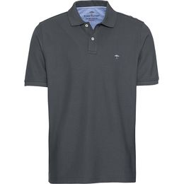 Fynch-Hatton® Poloshirt, Logo-Stickerei, Piqué-Gewebe, für Herren, grau, L
