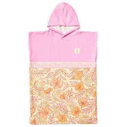 Rip Curl - Kid's Mixed Hooded Towel - Surf Poncho Gr One Size rosa