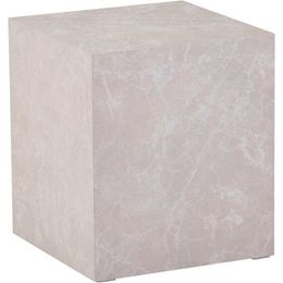 Hela Beistelltisch CUBE III, verschiedene Dekore, 40x40 cm breit, beige|braun