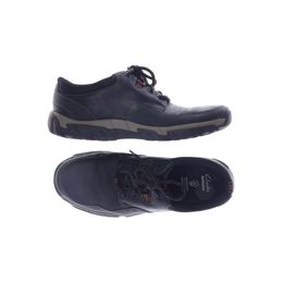 Clarks Herren Halbschuh, schwarz, Gr. 42