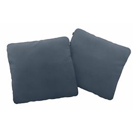 Hülsta Sofa hülsta sofa Dekokissen hs.480, wahlweise in Stoff oder Leder, in drei Größen, blau|grau