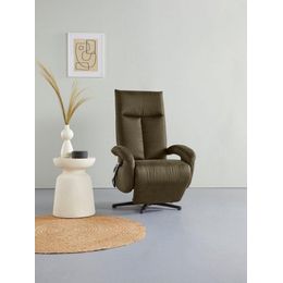 Sit & More sit&more TV-Sessel Tycoon, wahlweise manuell, mit zwei Motoren oder mit Akku oder mit 2 Motoren, grün