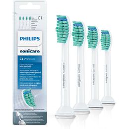 PHILIPS SONICARE Aufsteckbürsten ProResults Standard, Standardgöße, mit Erinnerungsborsten, weiß