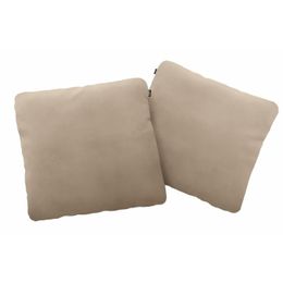 Hülsta Sofa hülsta sofa Dekokissen hs.480, wahlweise in Stoff oder Leder, in drei Größen, beige