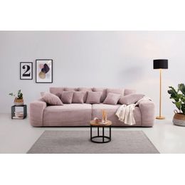 Home Affaire Big-Sofa Sundance, Polsterung für bis zu 140 kg pro Sitzfläche, auch mit Cord-Bezug, rosa
