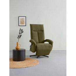 Sit & More sit&more TV-Sessel Tycoon, wahlweise manuell, mit zwei Motoren oder mit Akku oder mit 2 Motoren, grün