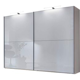 Wiemann Schwebetürenschrank Orion Glasfront, weiß