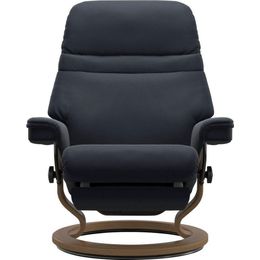 stressless® Relaxsessel Sunrise, elektrisch verstellbar, optional 2-motorisch, Größe M & L, blau