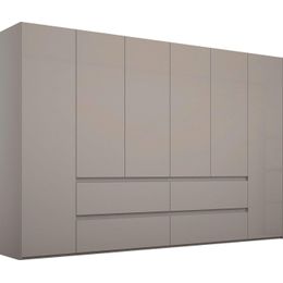 Rauch Drehtürenschrank Elmo mit Soft-Close-Funktion, Schubkästen mittig, optional mit Beleuchtung, braun