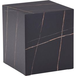 Hela Beistelltisch CUBE III, verschiedene Dekore, 40x40 cm breit, schwarz