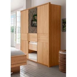 Wiemann Drehtürenschrank Kiruna mit Kristallspiegel, beige