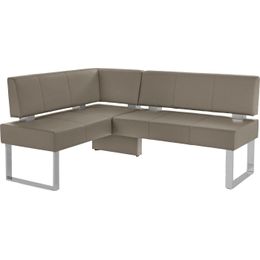 Home Affaire Eckbank Rab, in 2 Breiten (180 oder 200 cm), Bezug in verschiedenen Qualitäten, beige