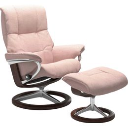 stressless® Relaxsessel Mayfair, mit Signature Base, Größe S, M & L, Gestell Braun, rosa