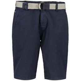 Lerros Bermudas (Set, 2-tlg., mit Gürtel) im Chinostyle, blau