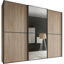 STAUD Schwebetürenschrank Sinfonie Plus Mit Spiegeltüre und vier verschiedenen Ausstattungsvarianten, beige