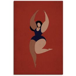 Artland Leinwandbild Prima Ballerina, Bilder von Frauen (1 St), auf Keilrahmen gespannt, bunt