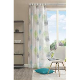 Vorhang RAWLINS, Home Wohnideen, Schlaufen (1 St), transparent, Voile, grün