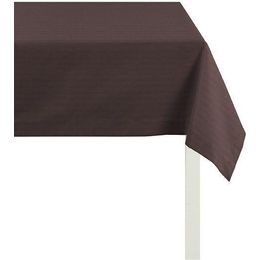 Apelt Tischdecke 4362 Rips - UNI (1-tlg), UNI-BASIC, braun