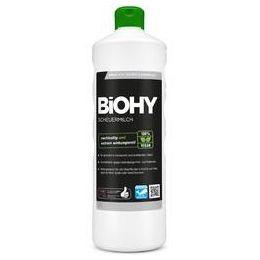 BiOHY Scheuermilch, Scheuermittel, Reiniger für Küche und Bad, Reinigungsmilch 1 x 1 Liter Flasche